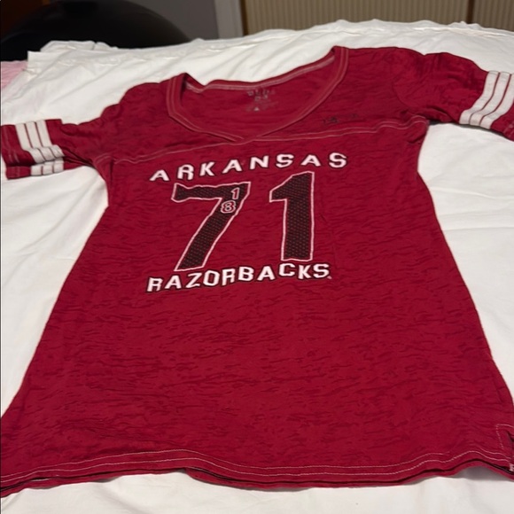 Blue 84 | Tops | Arkansas Razorbacks Red Shirt | Poshmark